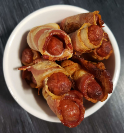 Bacon Wrapped Weenies: Low Carb Keto Recipe | Quirkshire